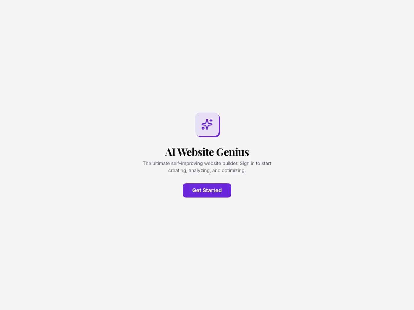 AI Website Genius Builder