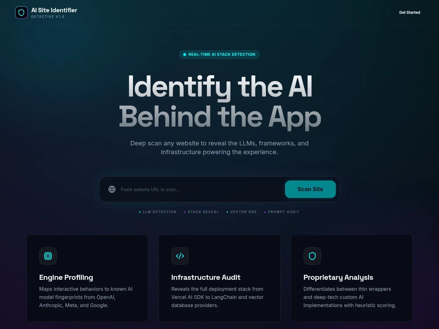 AI Site Identifier
