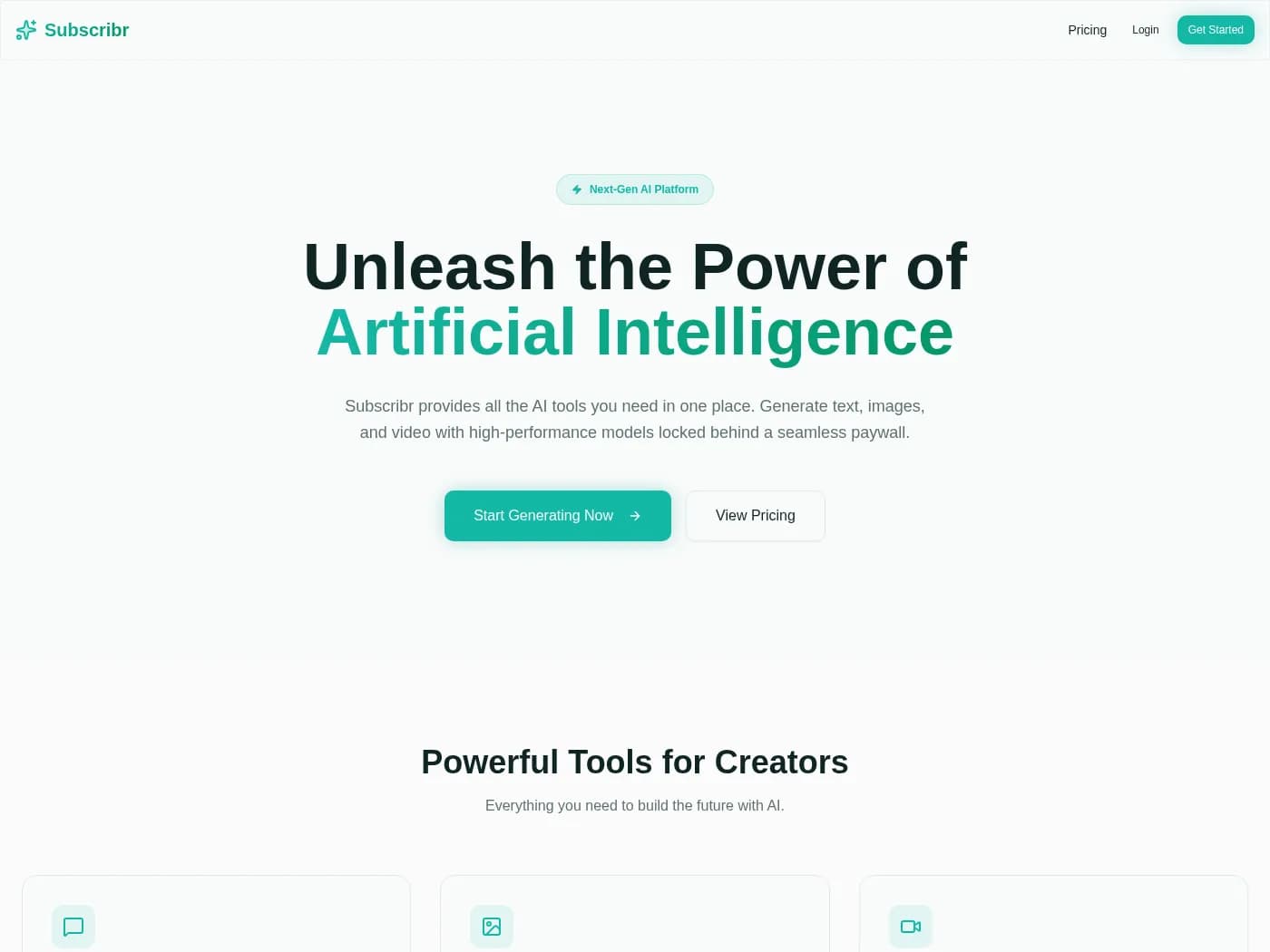 Subscribr AI Portal