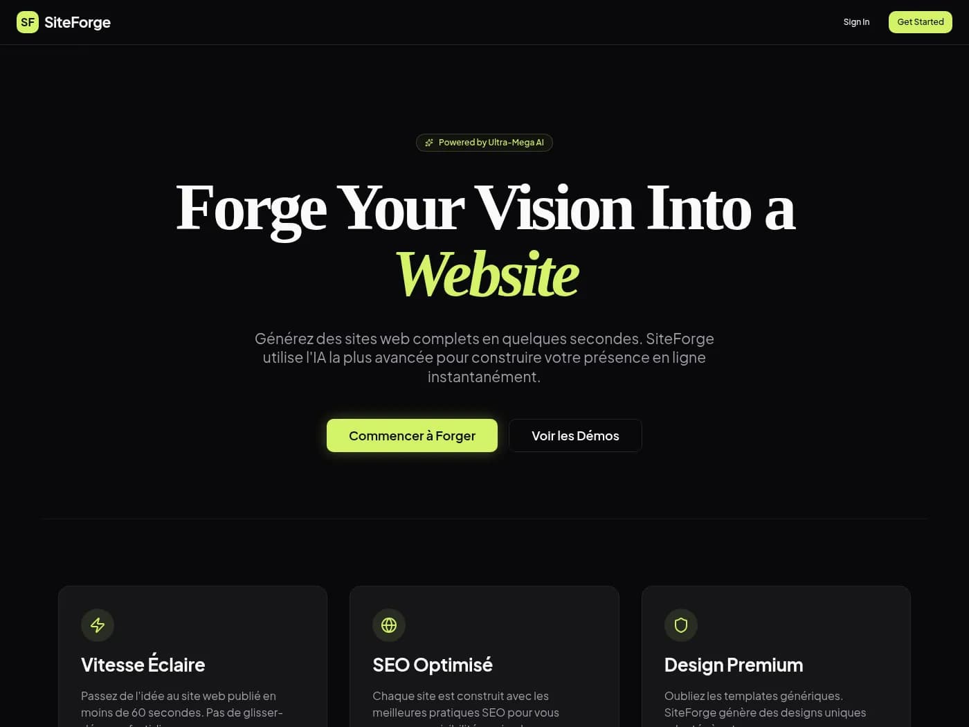 AI SiteForge