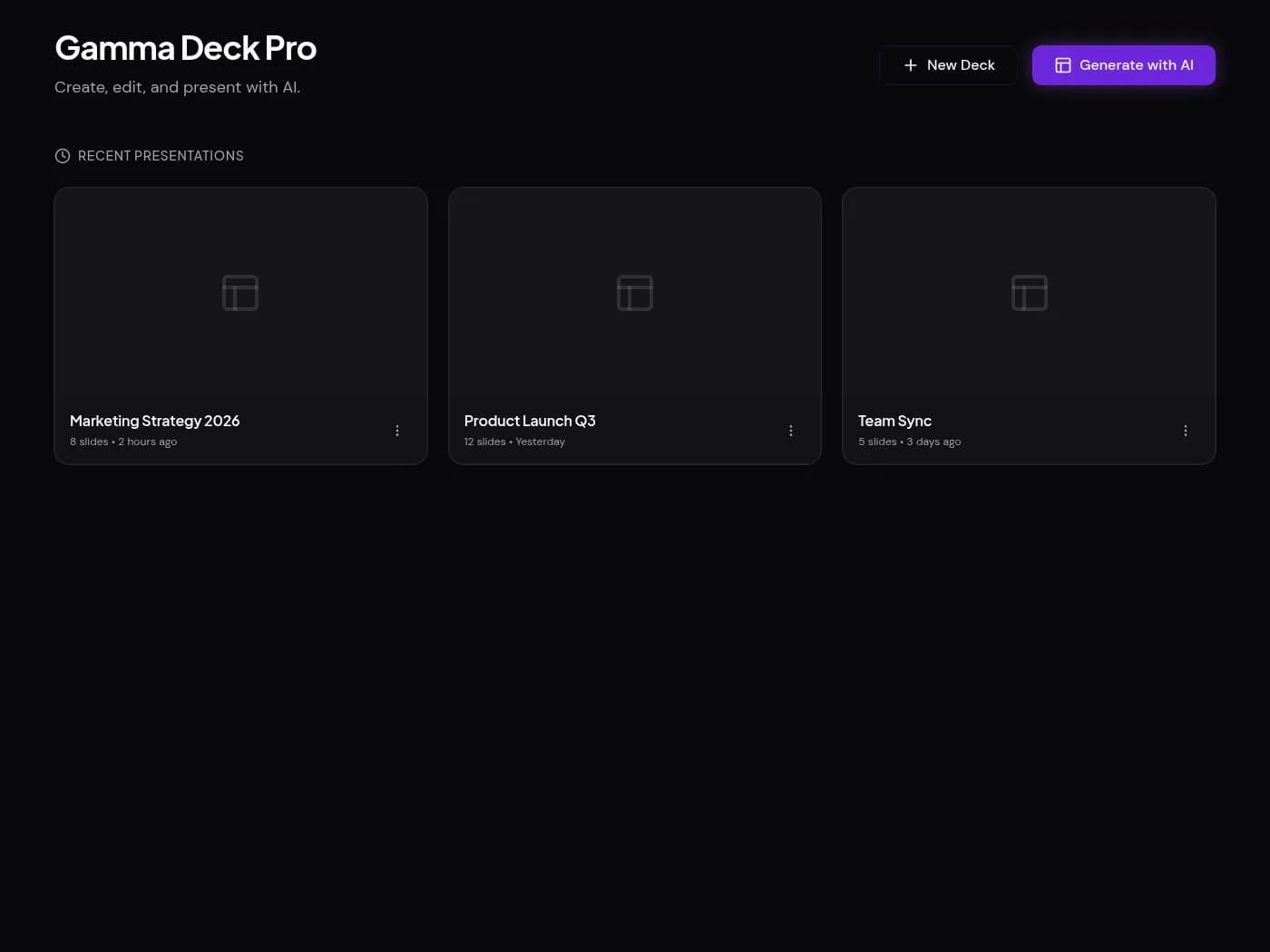 Gamma Deck Pro