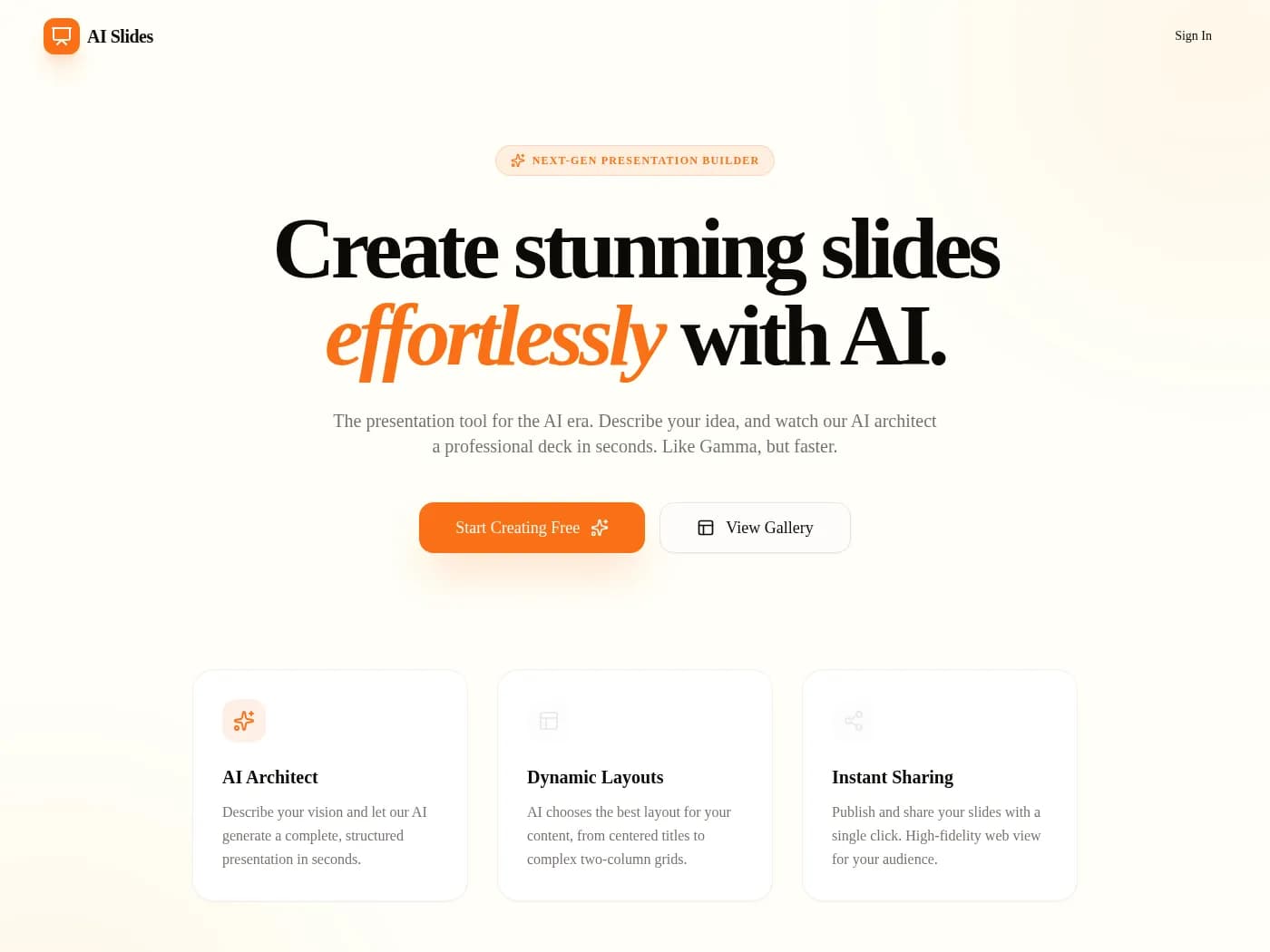 AI Slide Creator