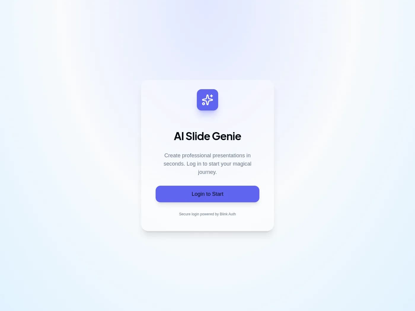 AI Slide Genie