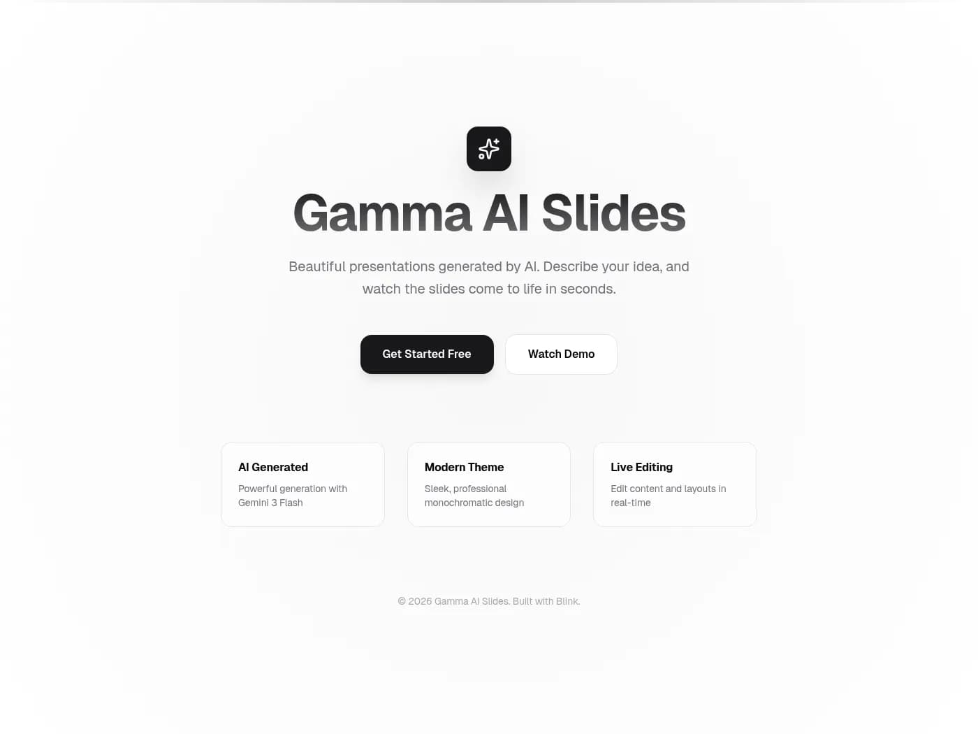 Gamma AI Slides
