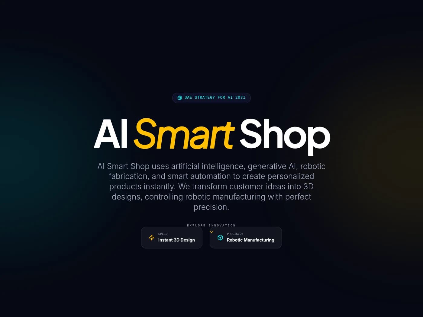 AI Smart Shop Poster