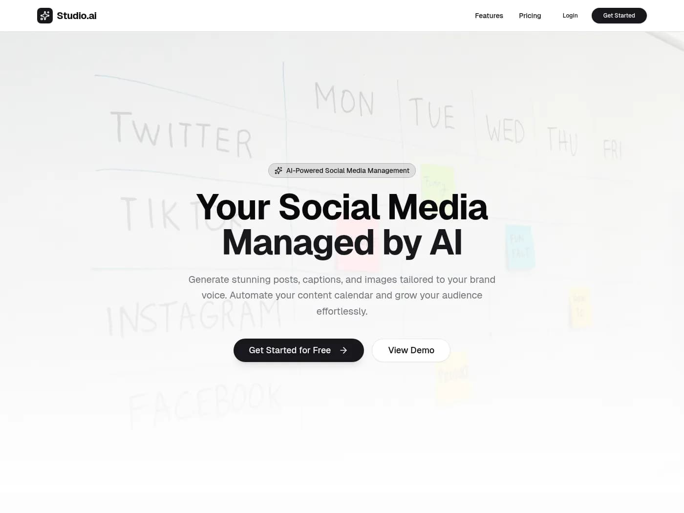 AI Social Media Studio