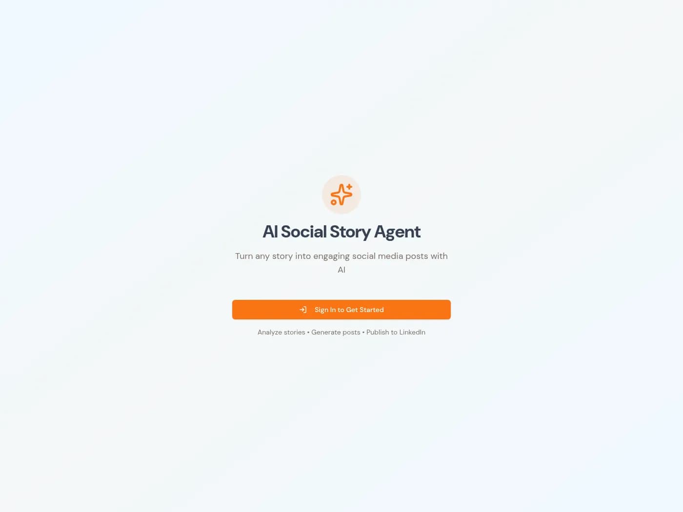 AI Social Story Agent