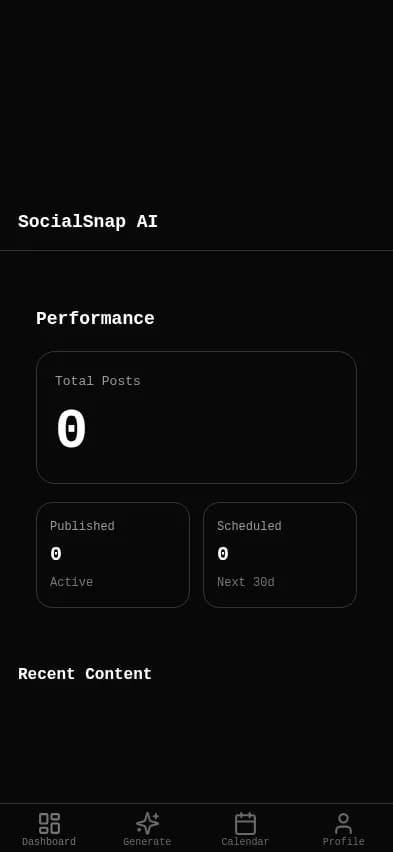 SocialSnap AI Creator