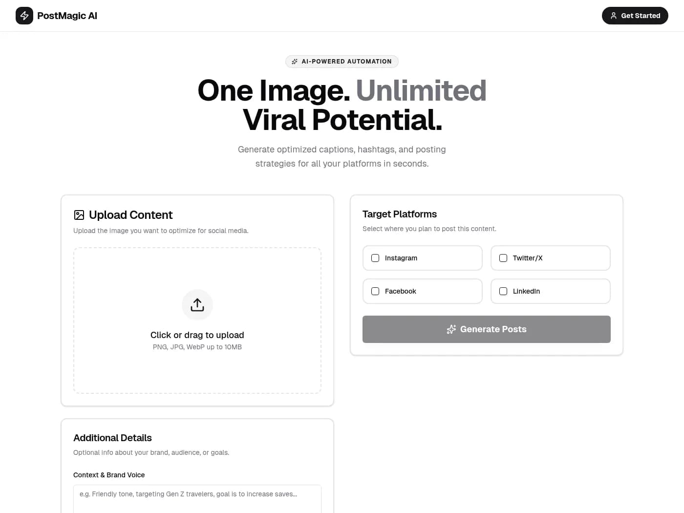 AI Social Post Assistant