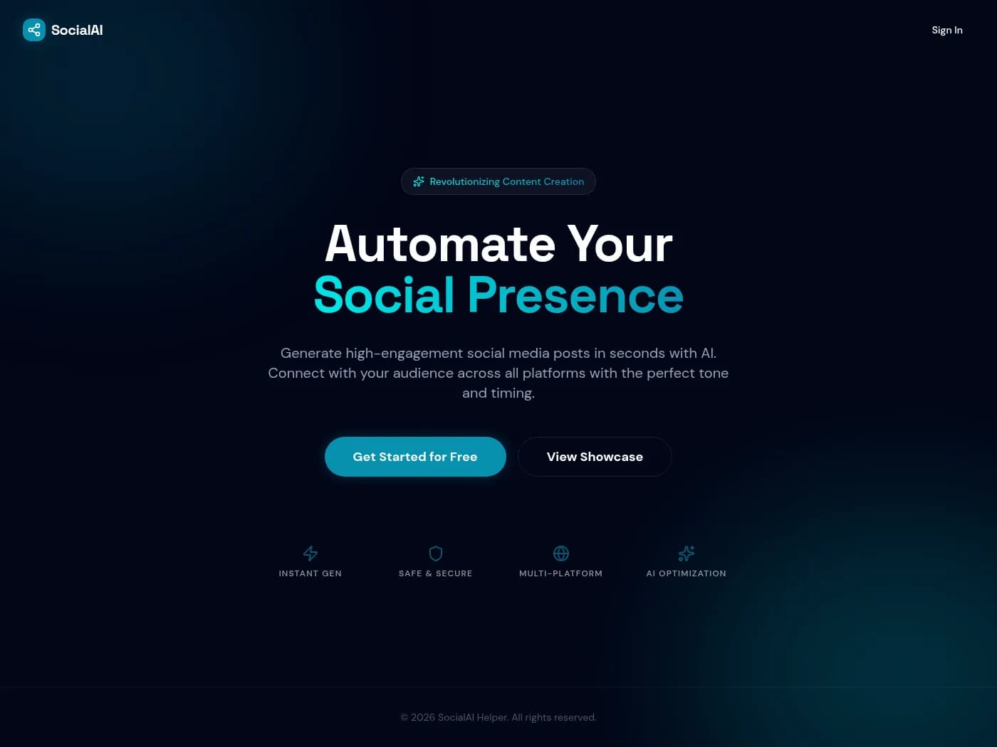 AI Social Content Helper