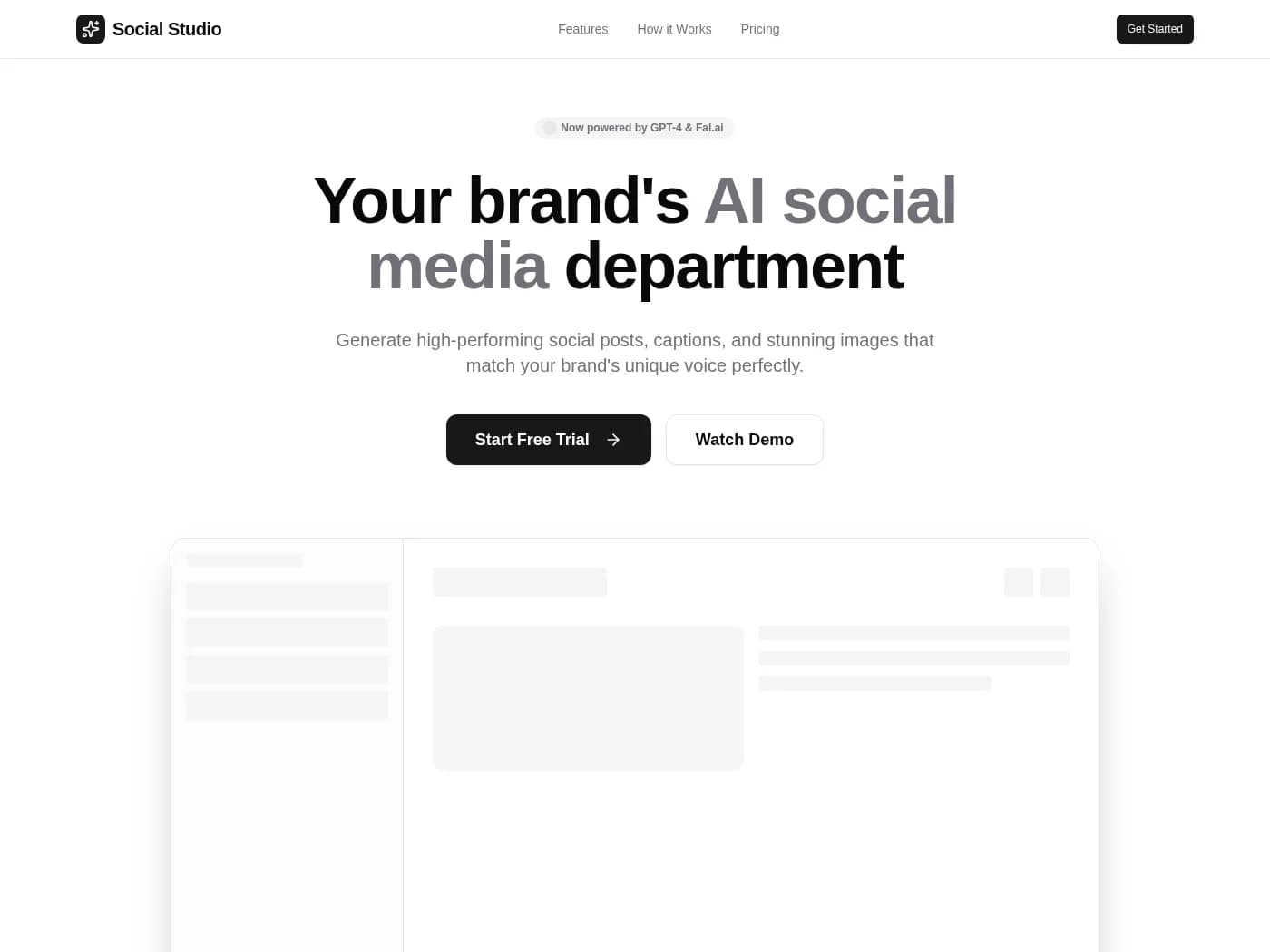 AI Social Studio