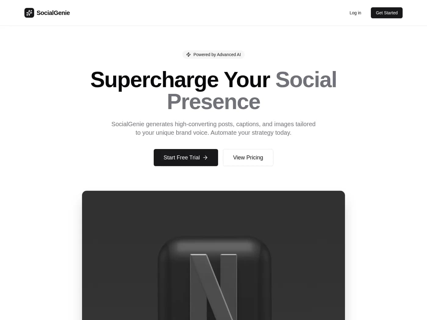 SocialGenie AI Manager