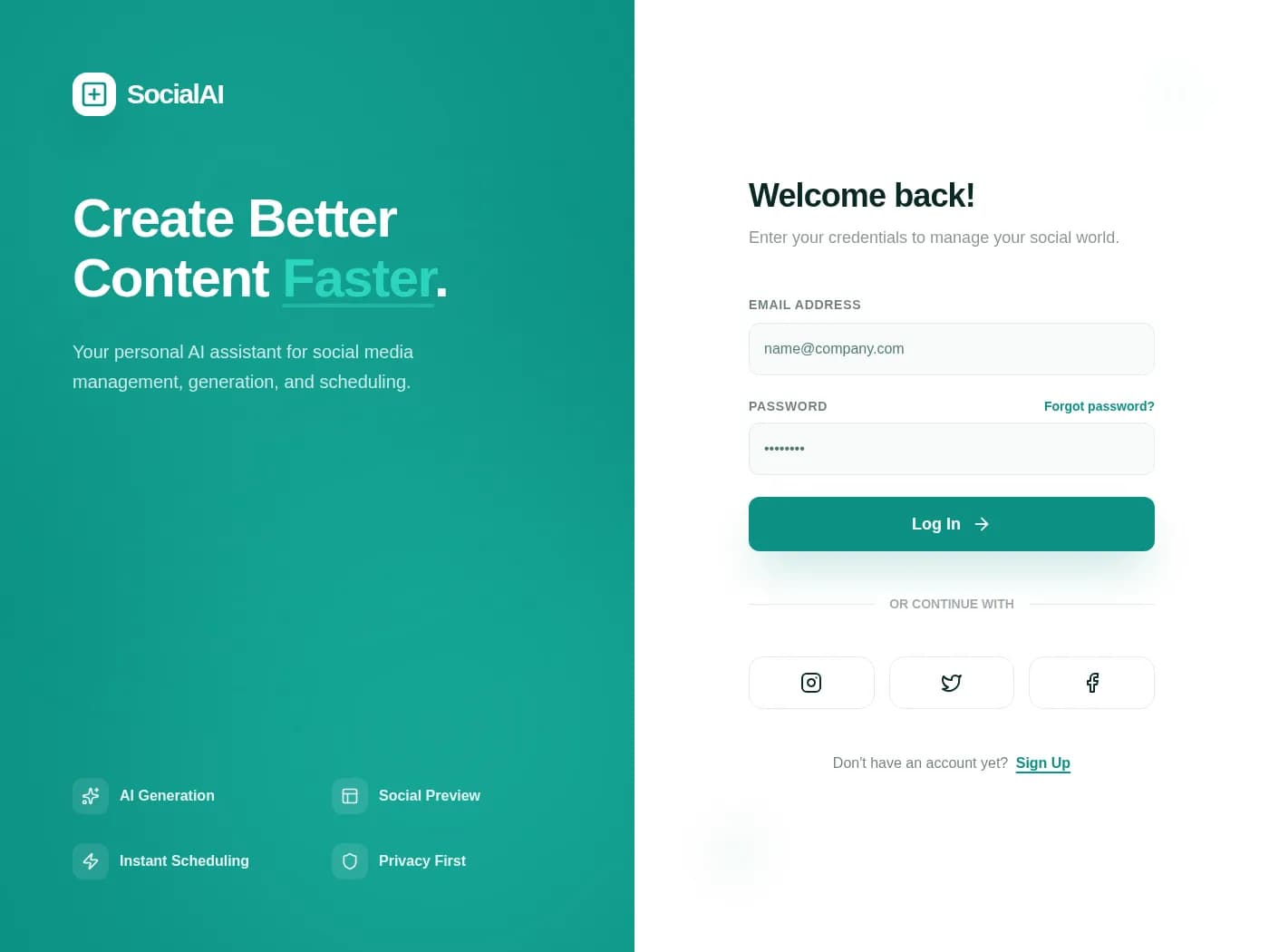 AI Social Media Manager