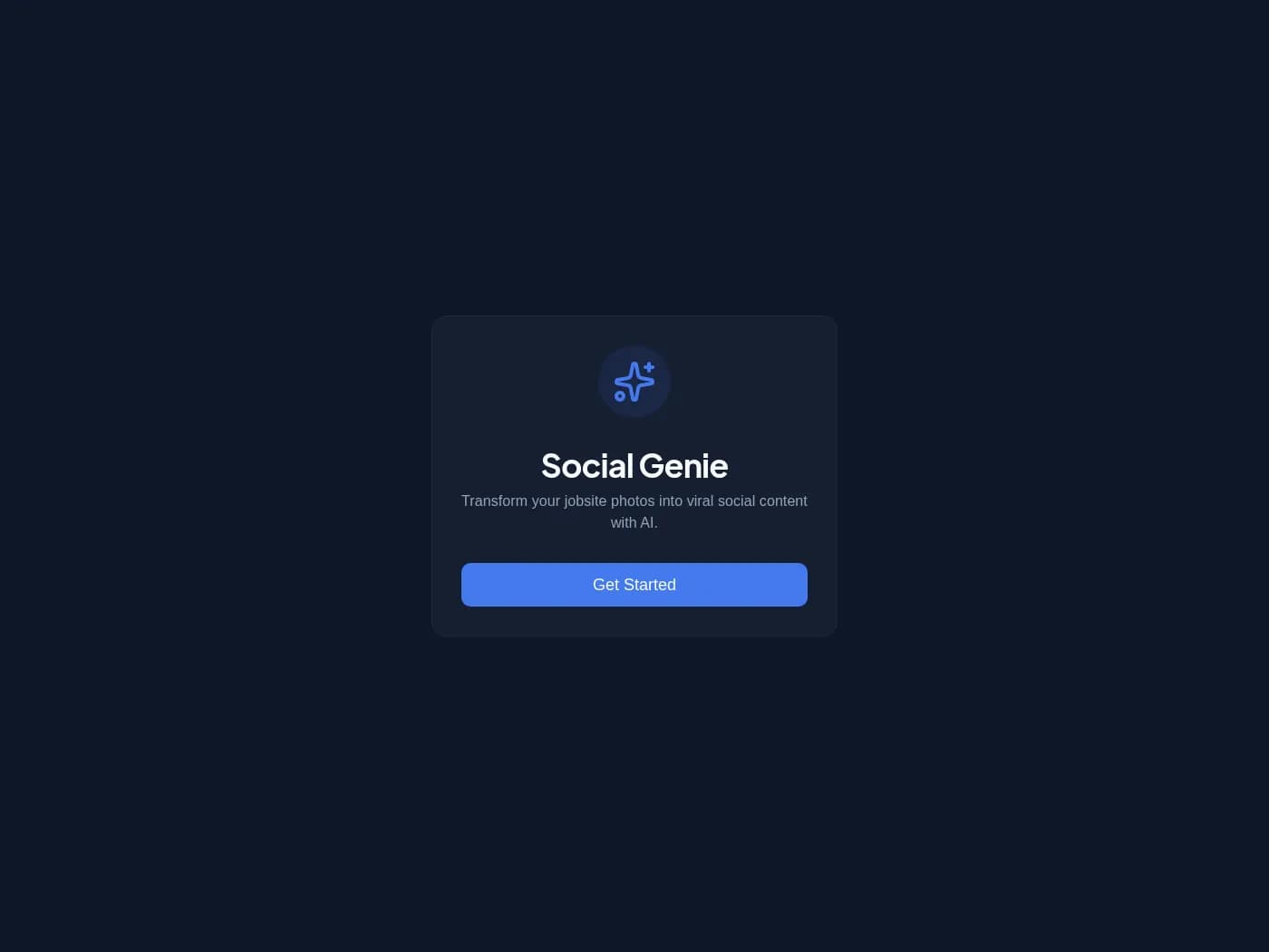 AI Social Post Genie
