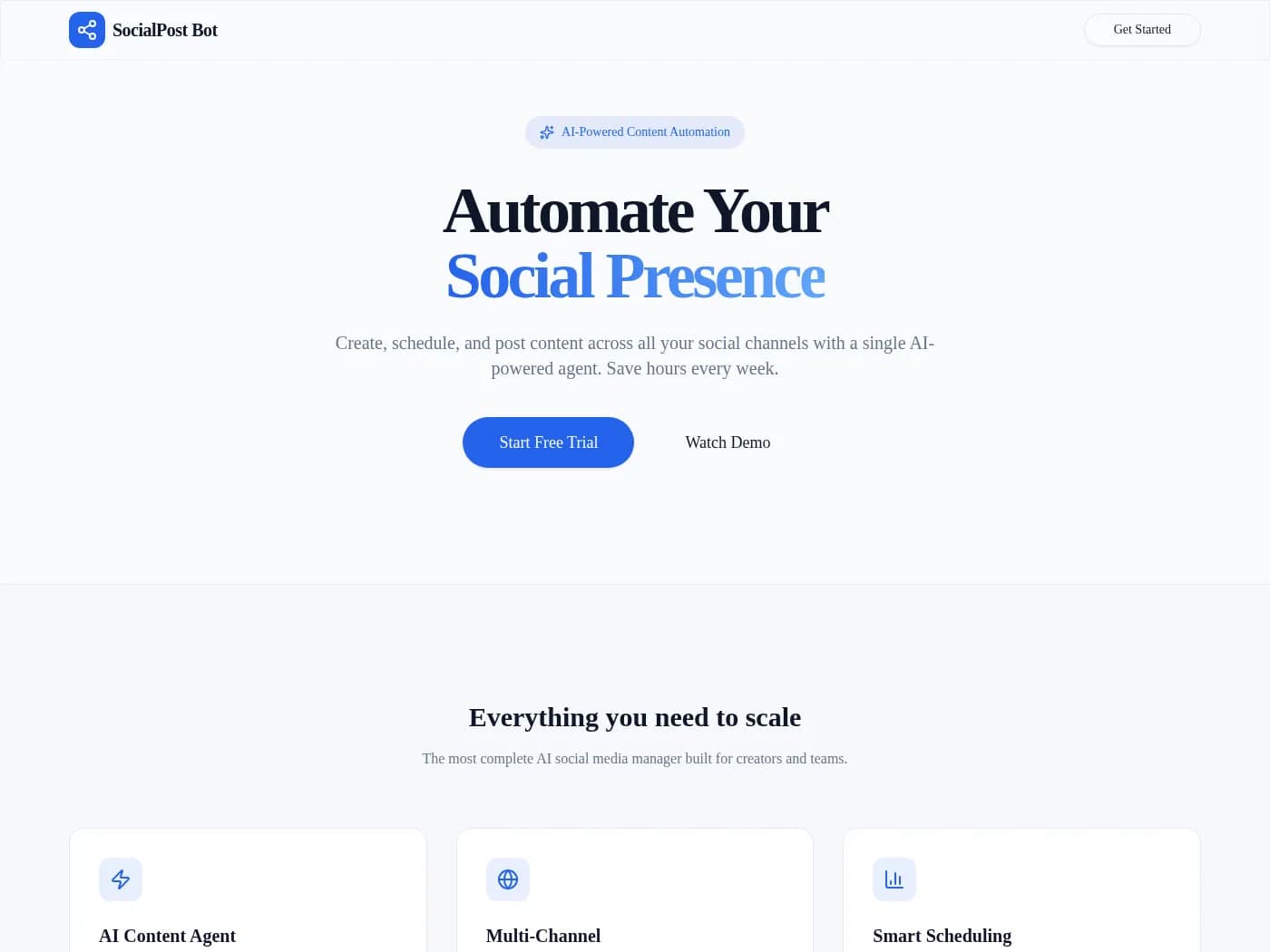 SocialPost Bot