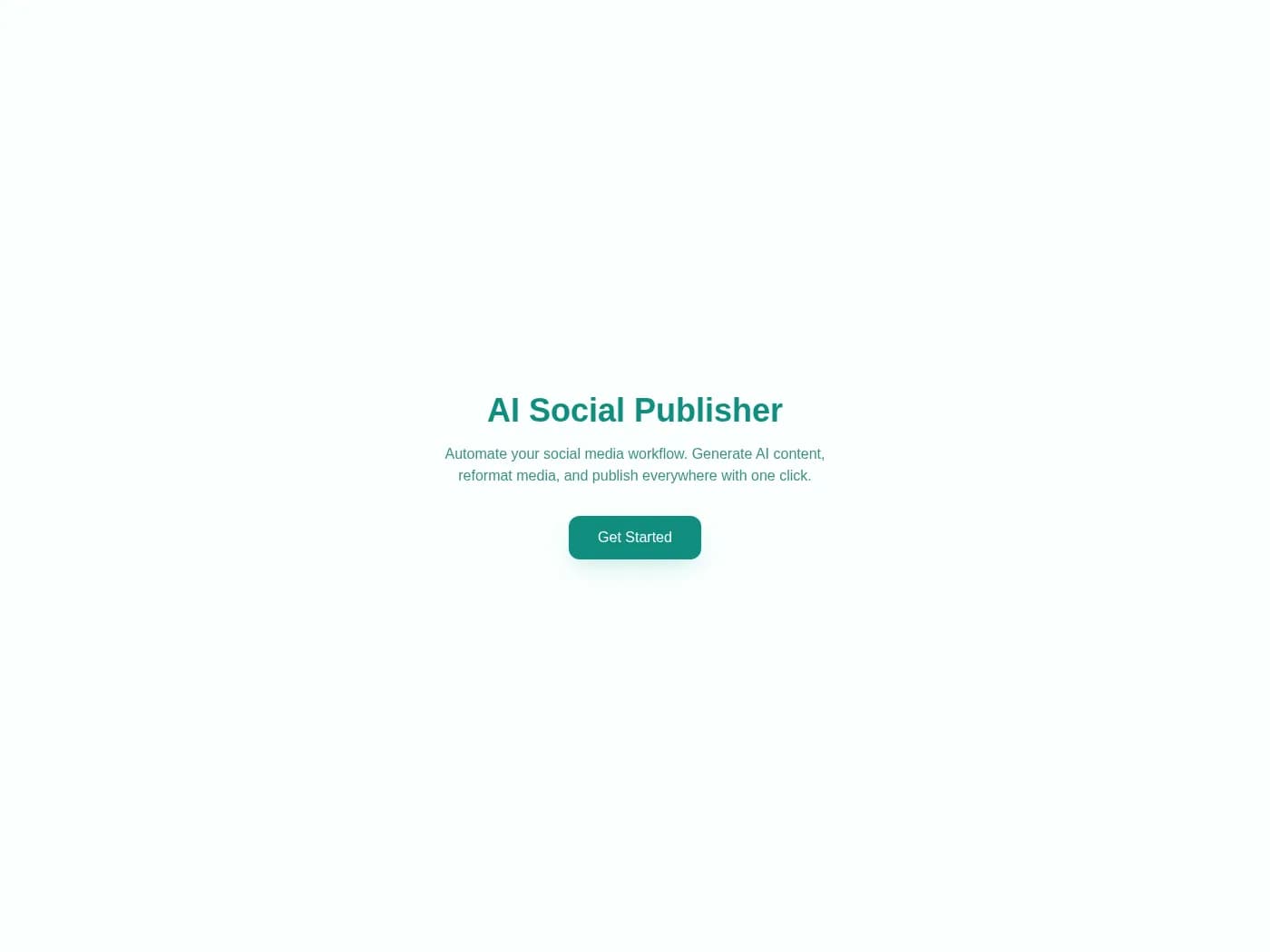 AI Social Publisher