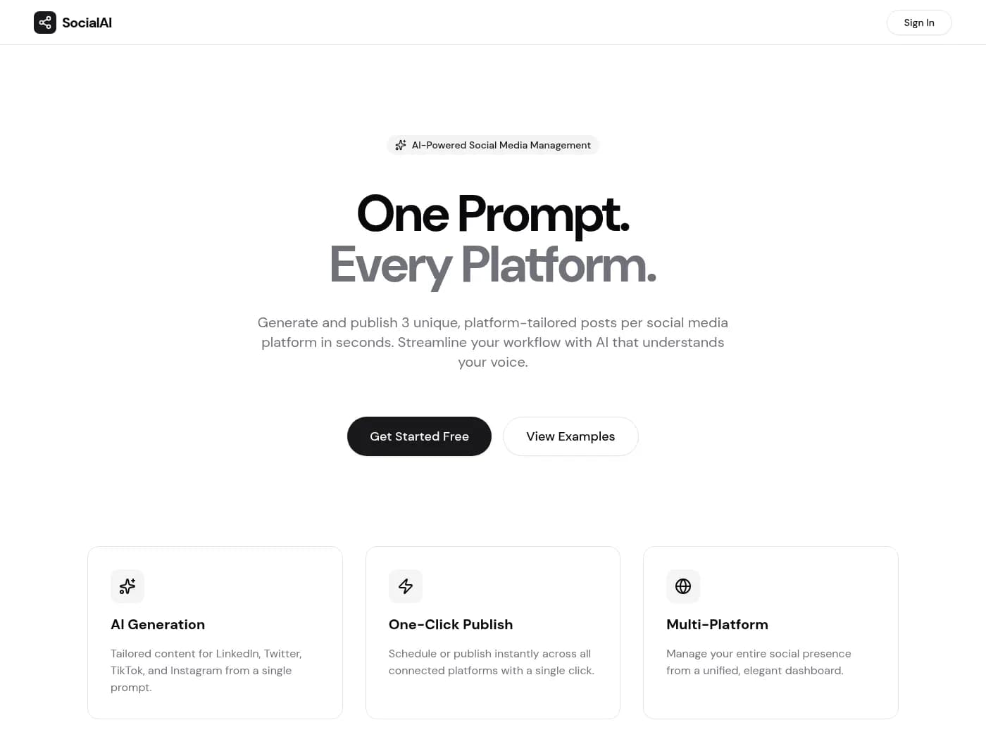 AI Social Publisher