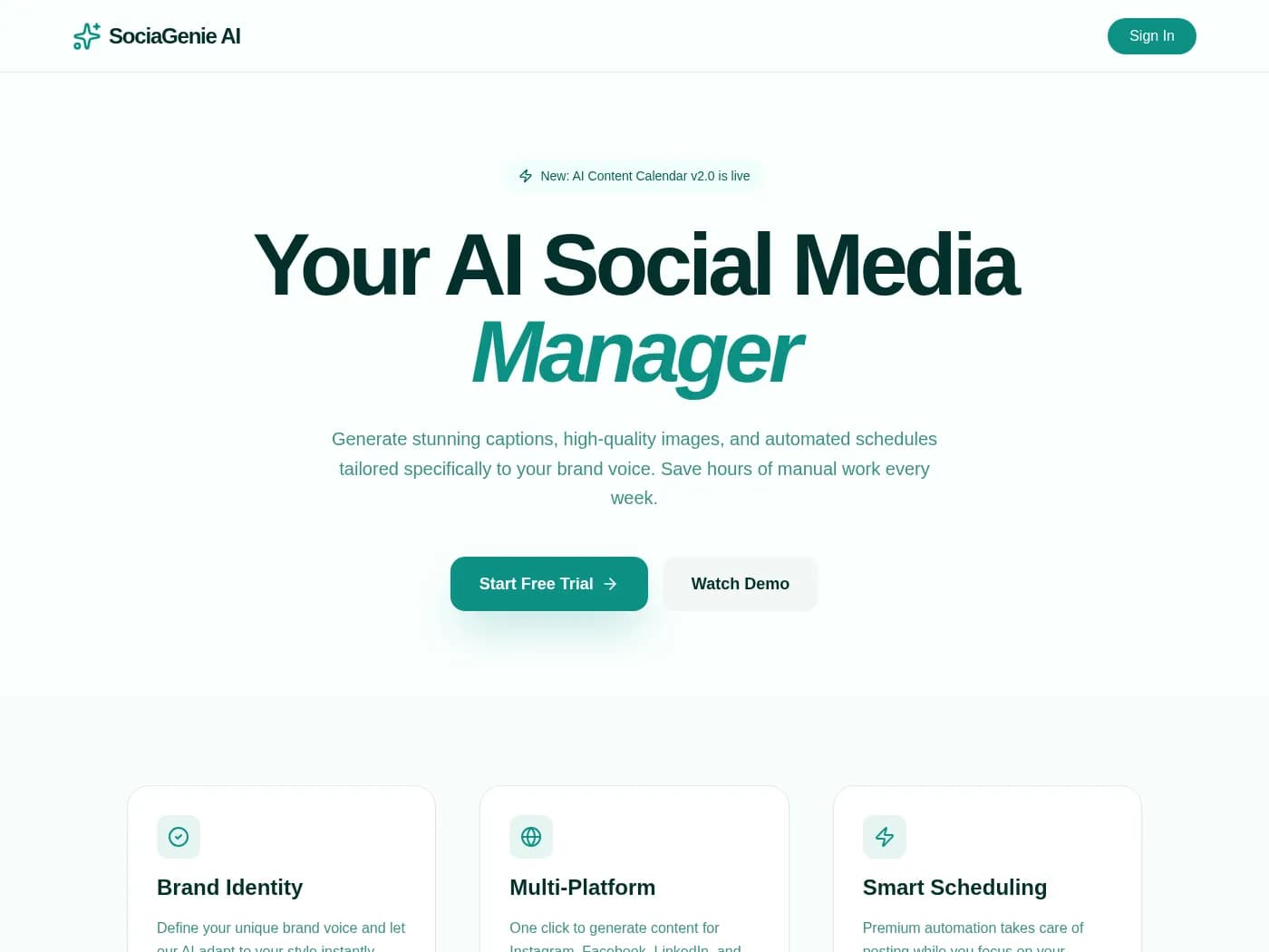 SociaGenie AI