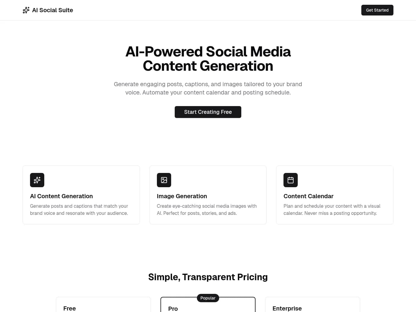 AI Social Media Suite