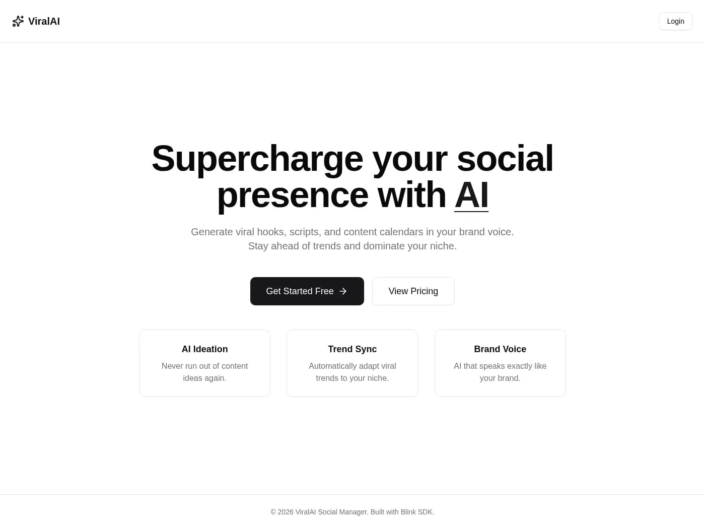 Viral AI Social Manager