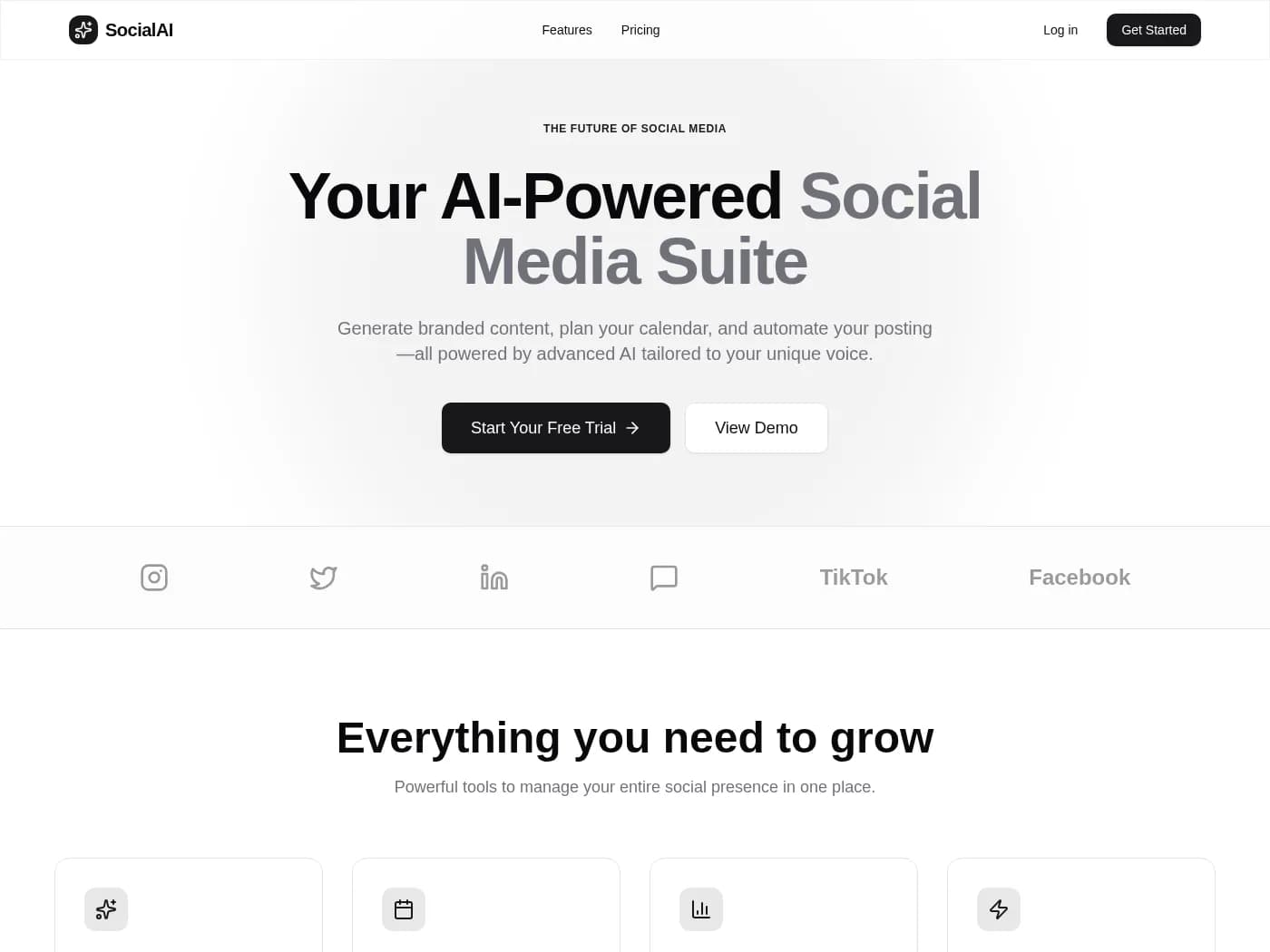 AI Social Media Suite