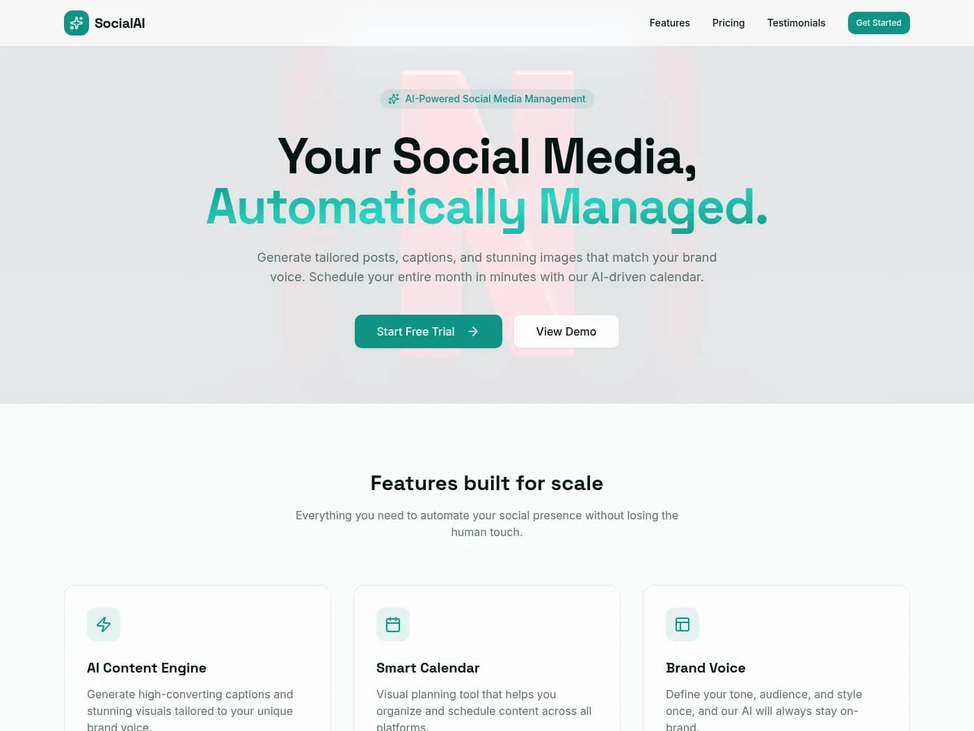 Social AI Manager