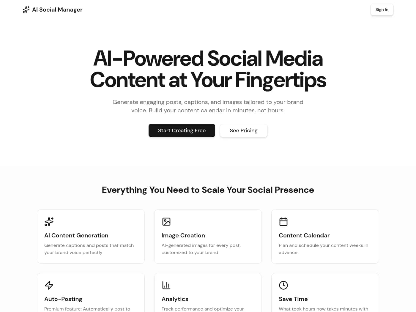AI Social Media Manager
