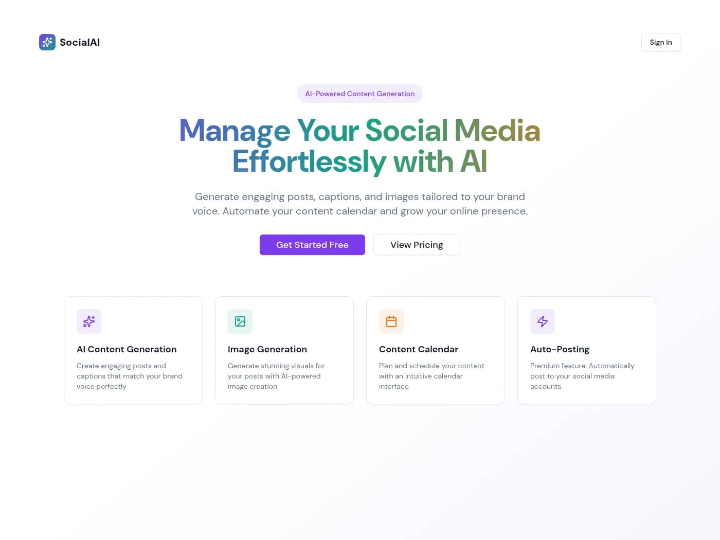 AI Social Media Manager