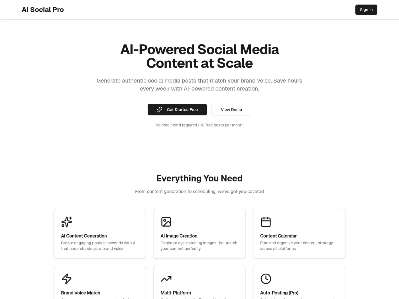 AI Social Media Pro