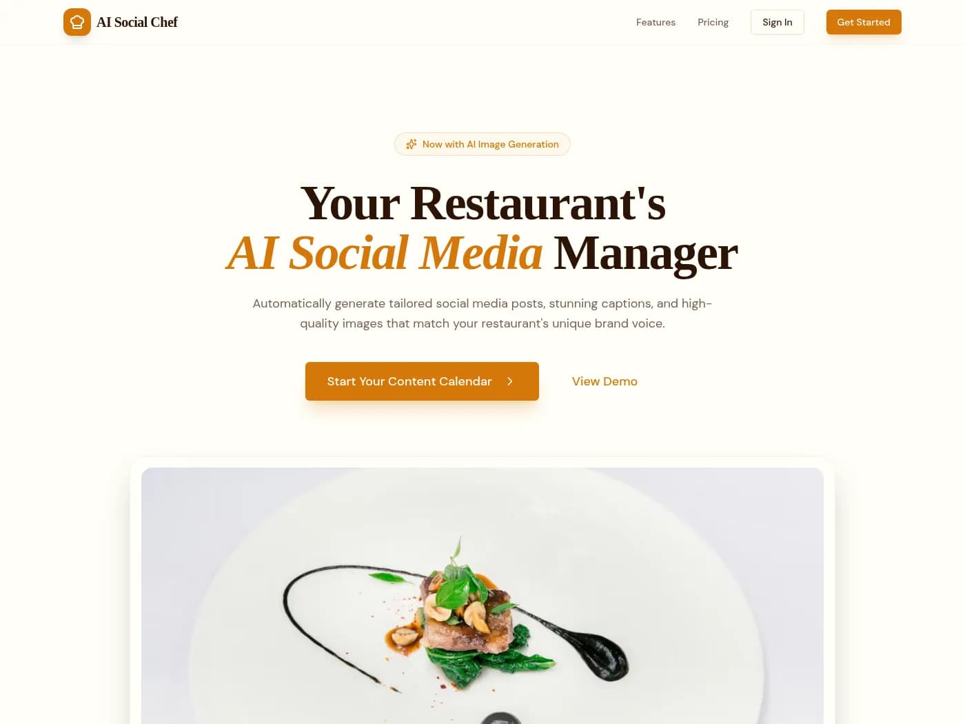 AI Social Chef