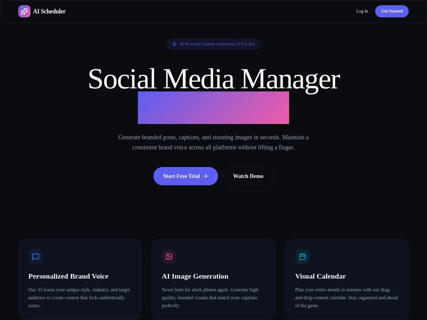 AI Social Scheduler