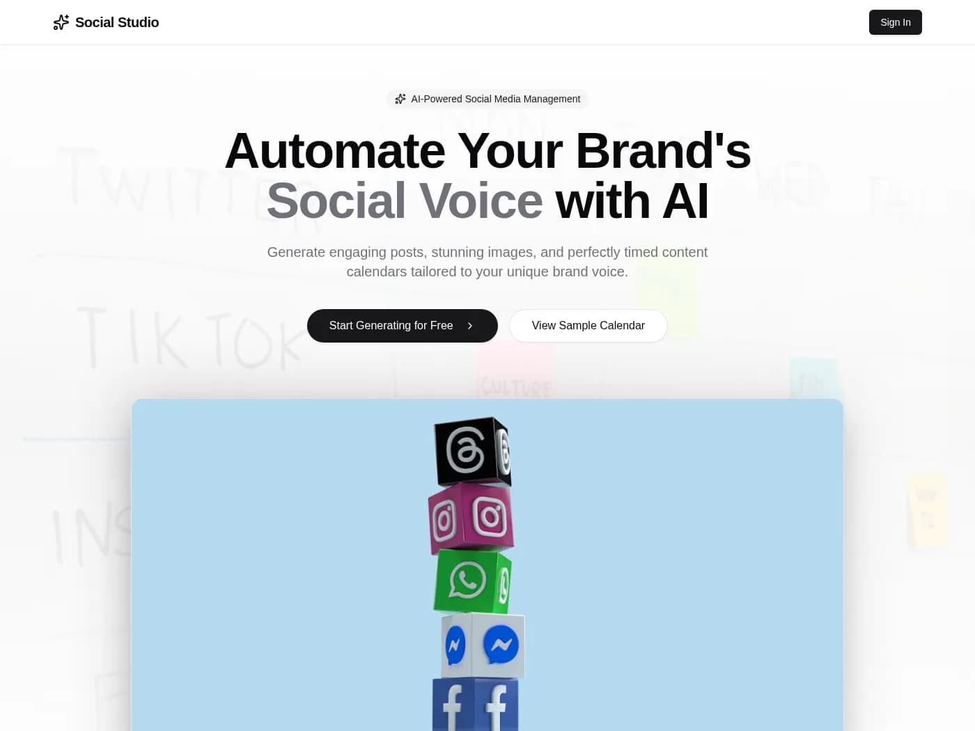 AI Social Media Studio