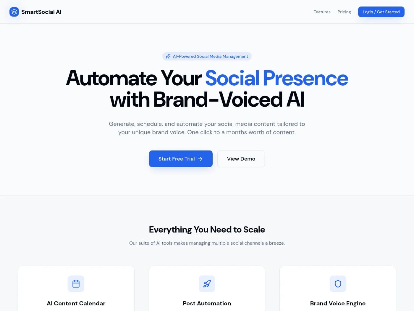 SmartSocial AI Manager