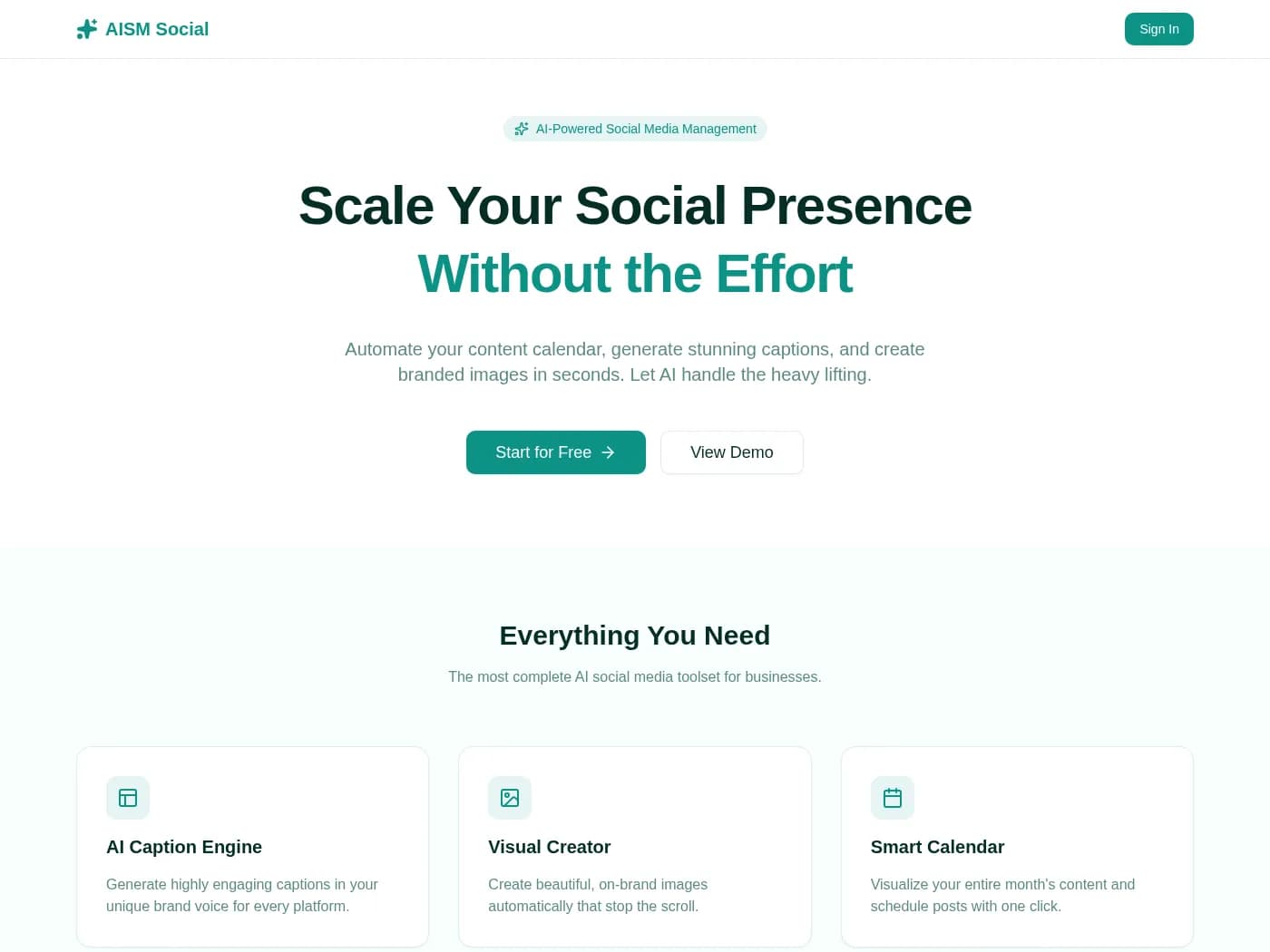 AISM Social Scheduler