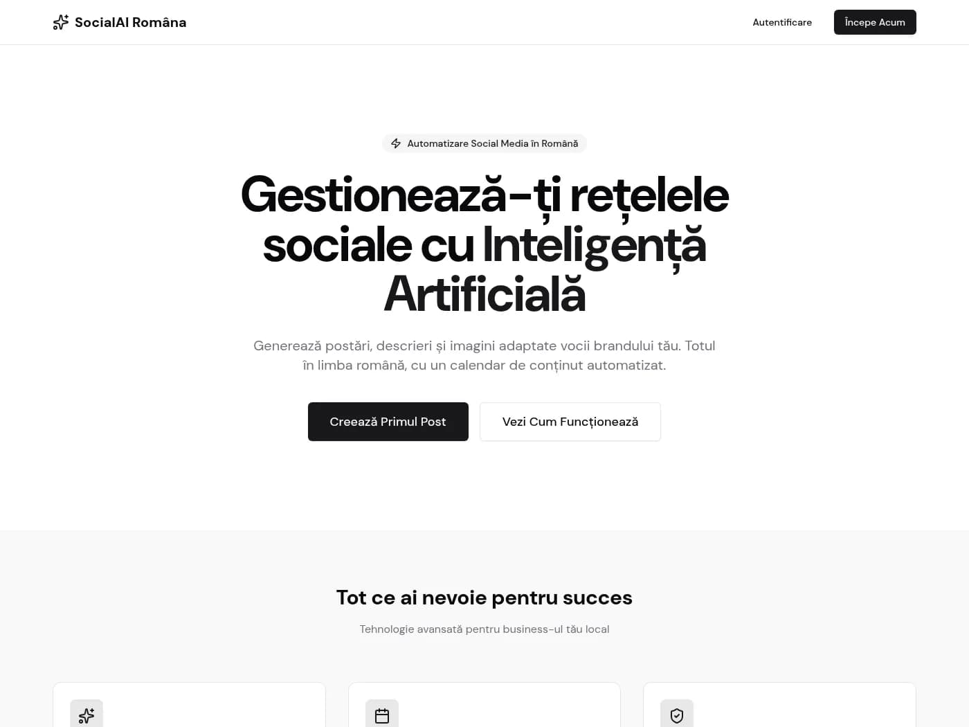 Romanian AI Social Manager