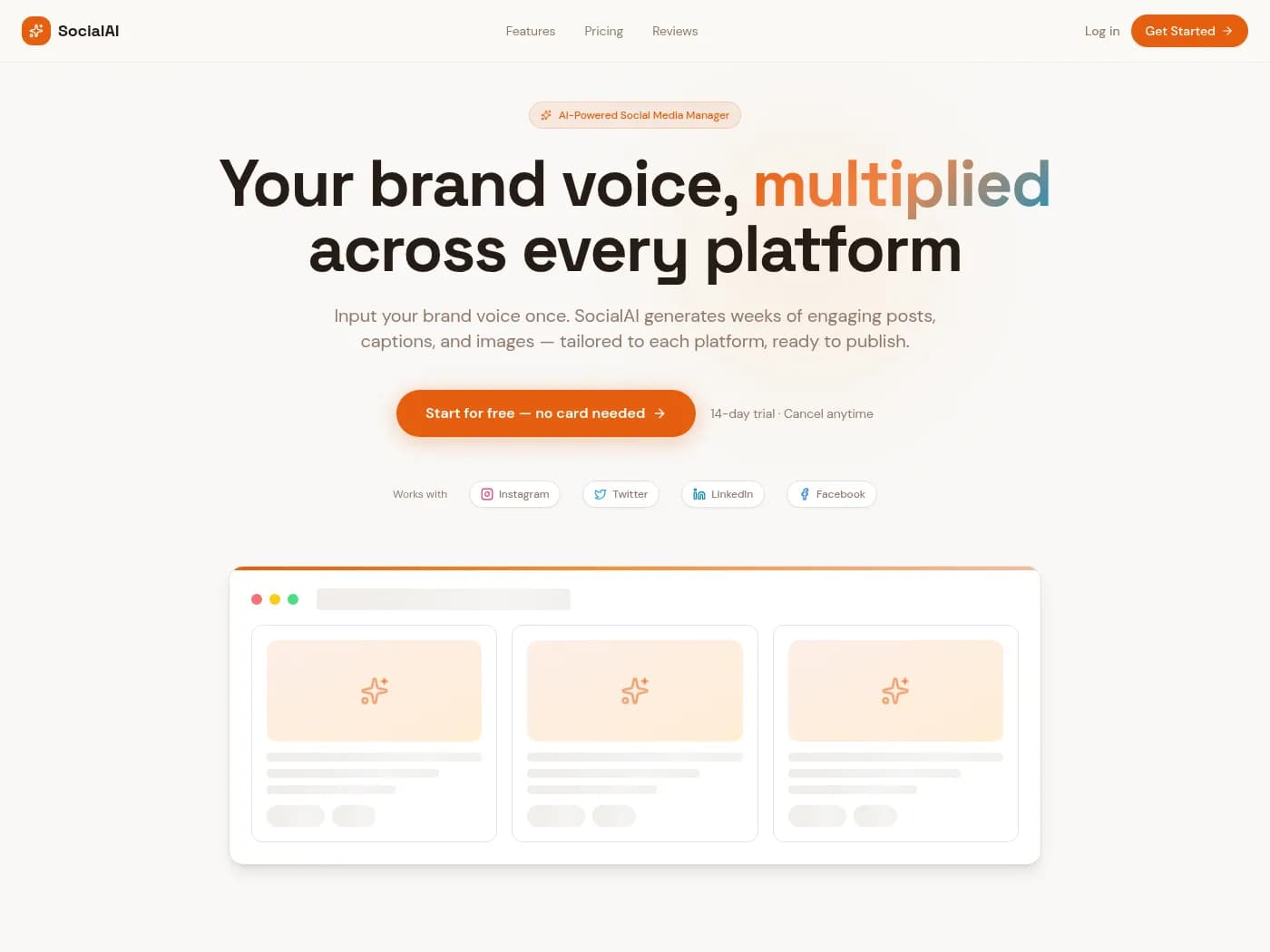 Social AI Manager