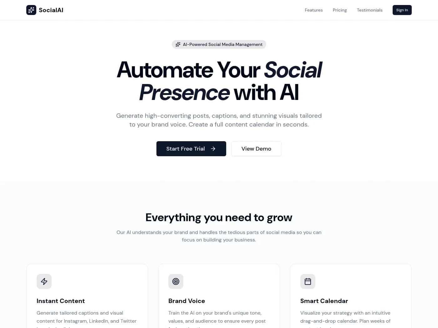 AI Social Scheduler