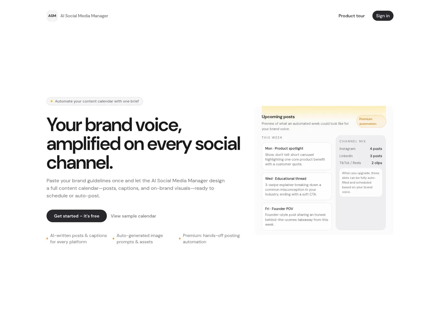 AI Social Media Manager