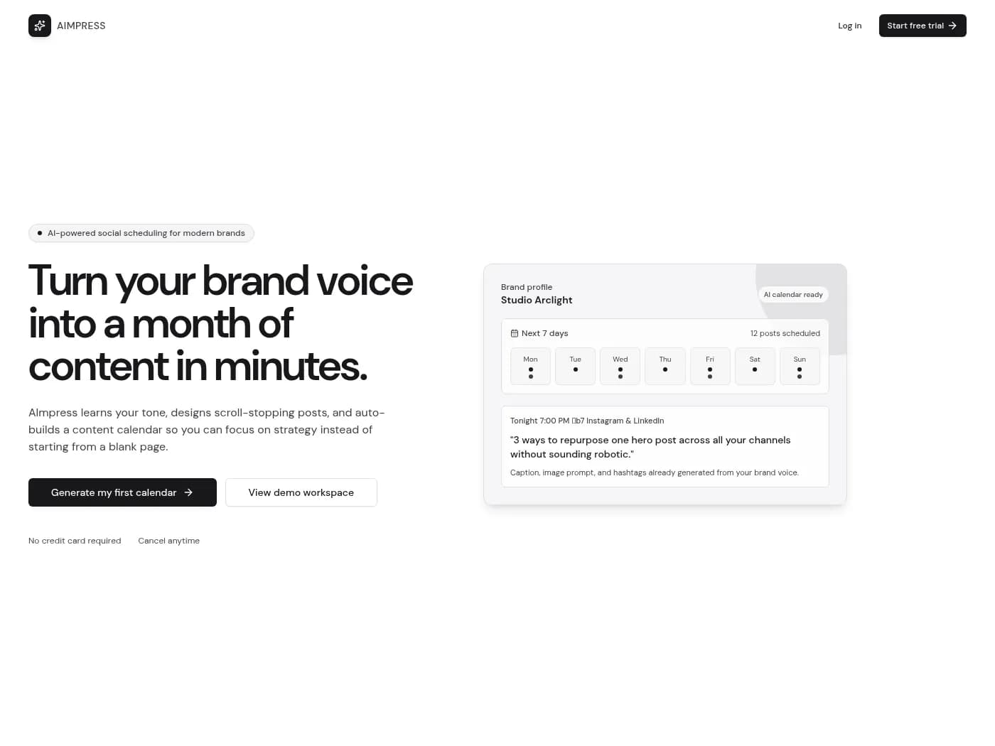 AImpress Social Manager