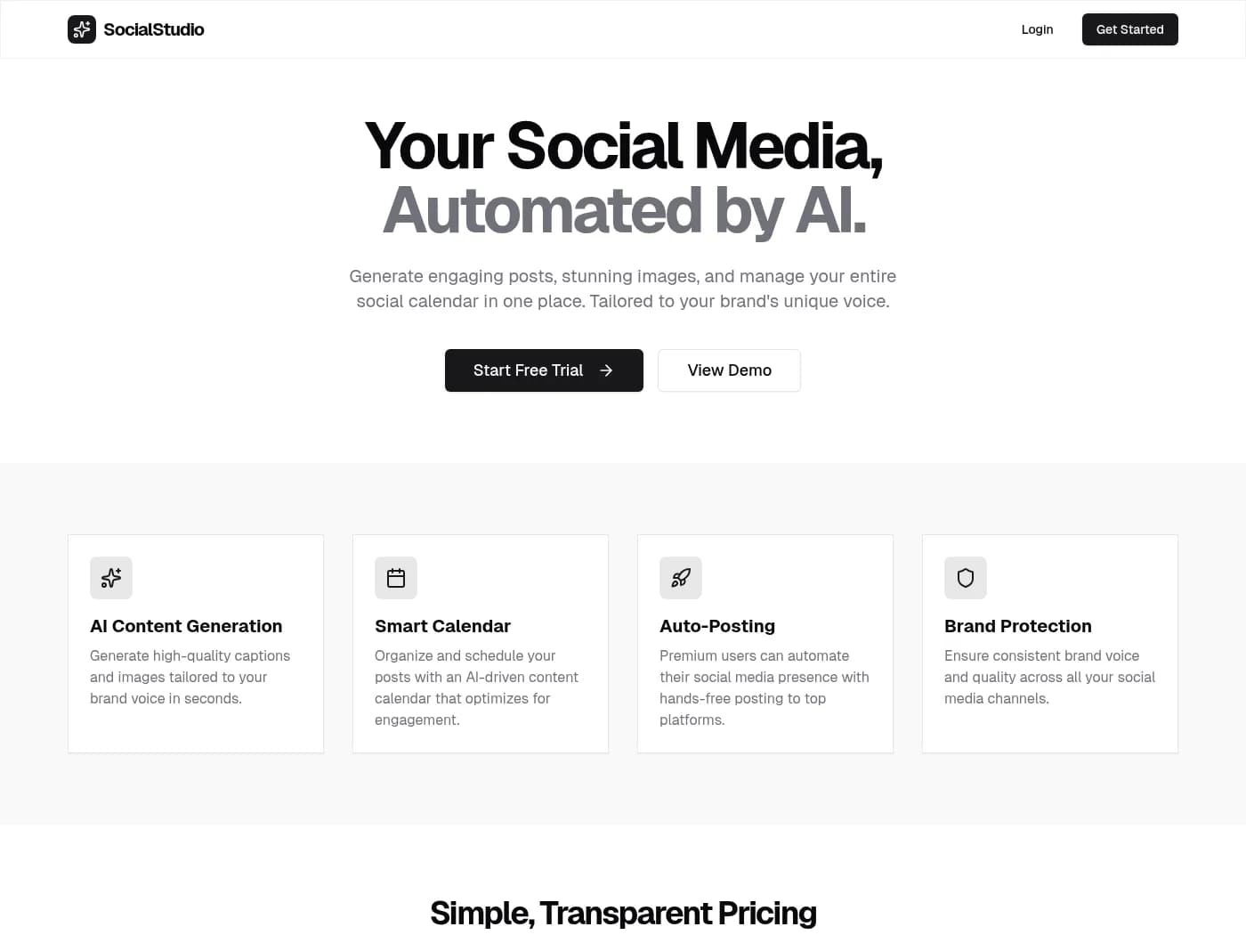 AI Social Studio