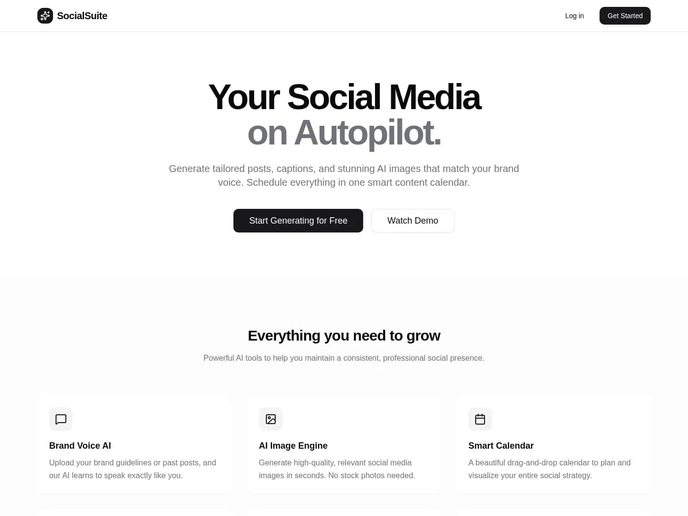 AI Social Media Suite