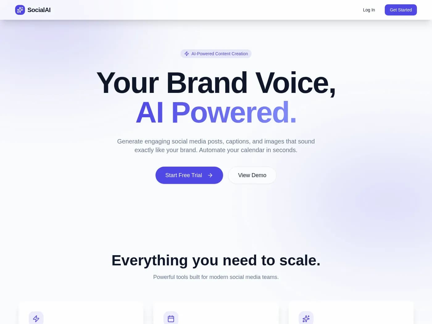 SocialAI Manager
