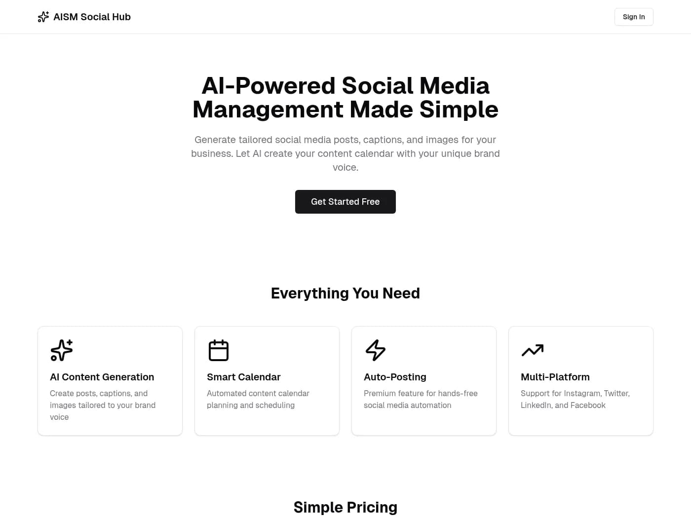 AISM Social Hub