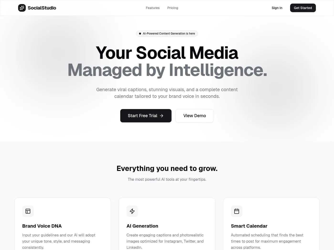 AI Social Studio