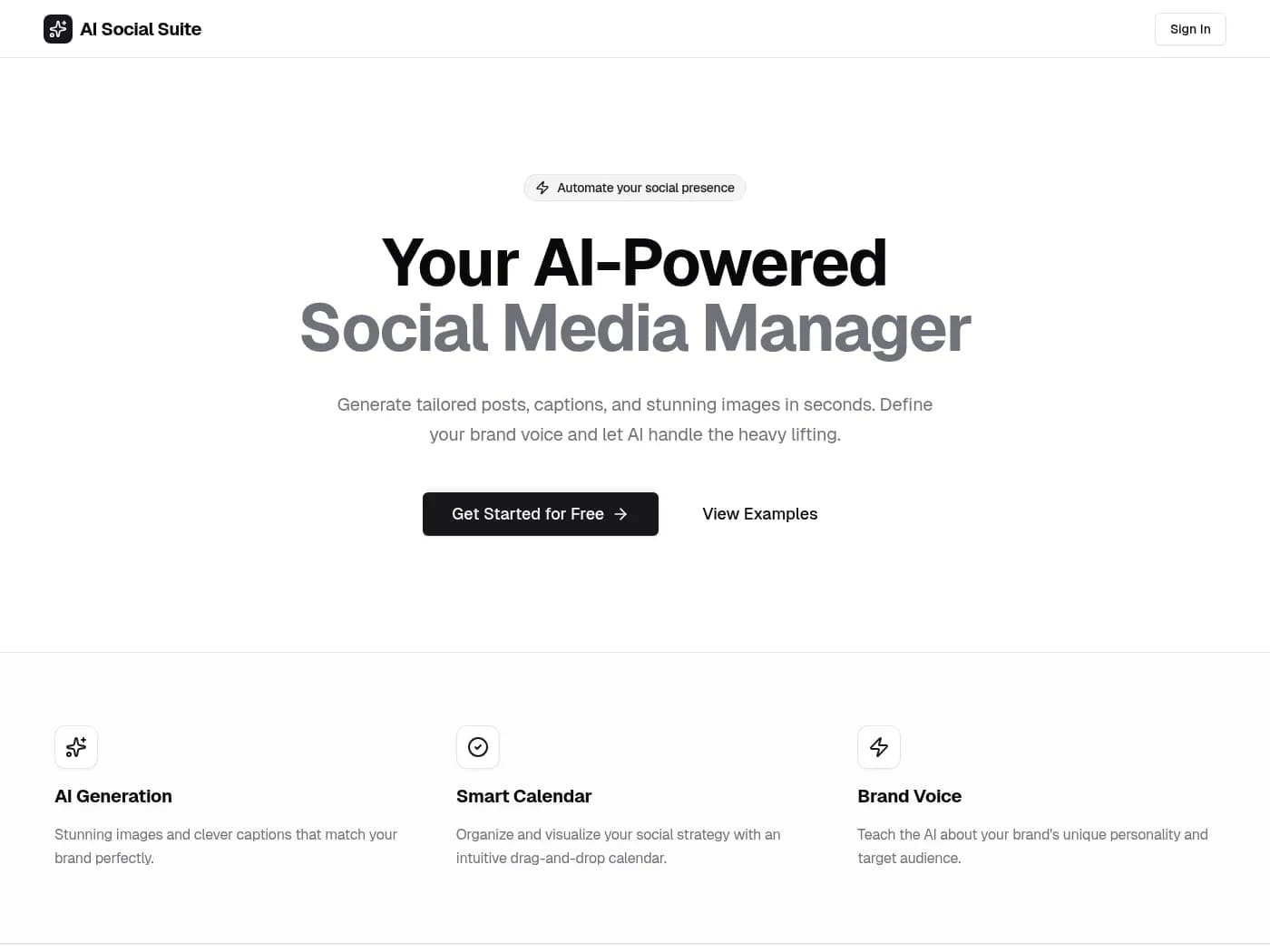 AI Social Suite
