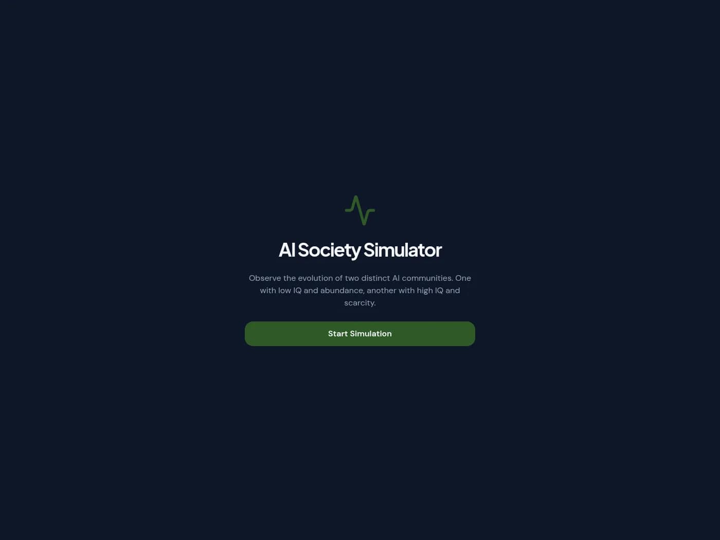AI Society Simulator
