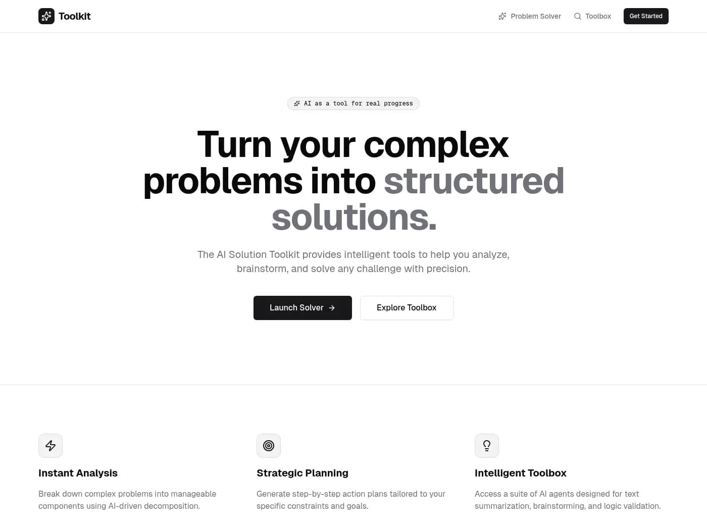 AI Solution Toolkit