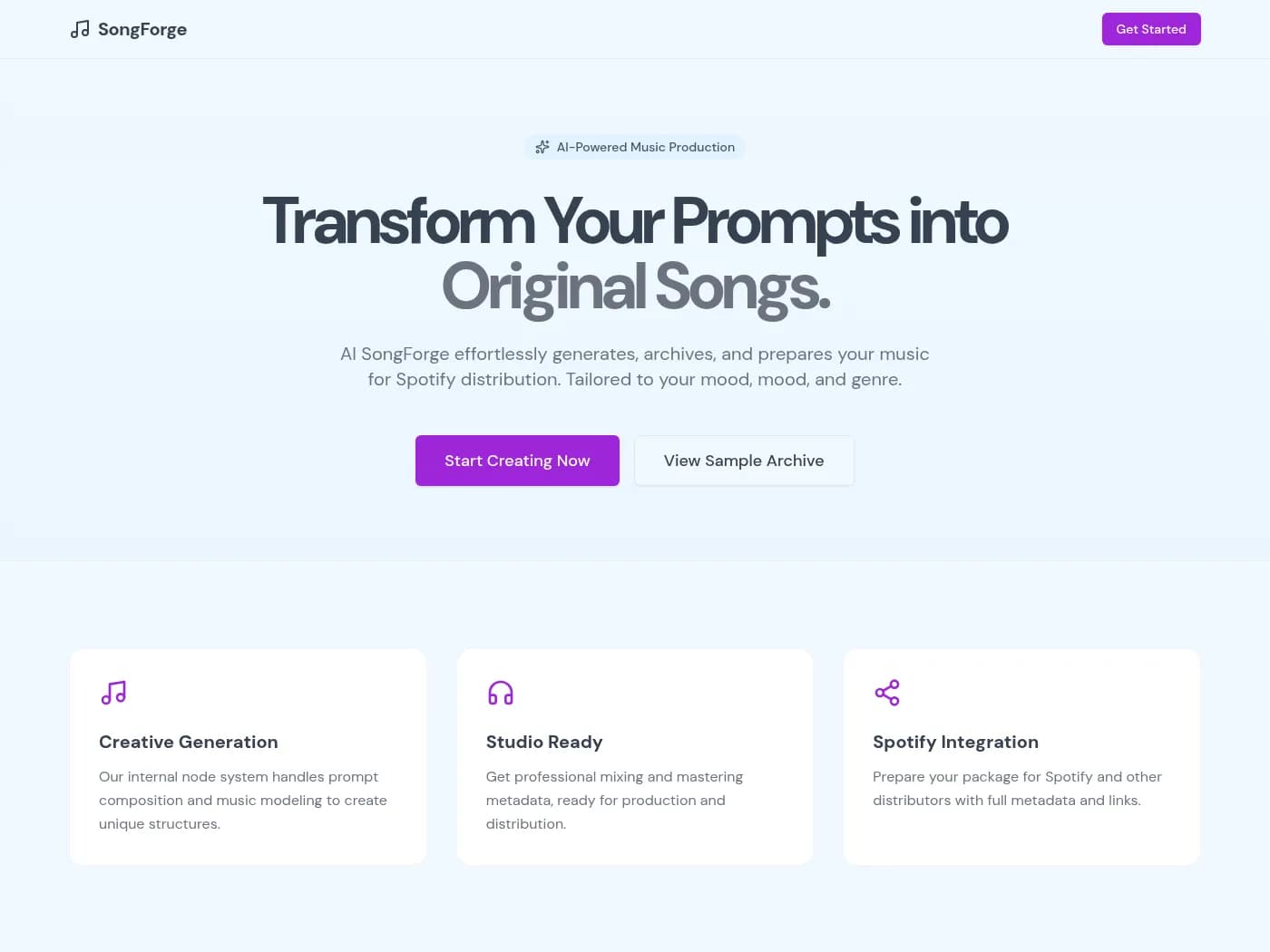 AI SongForge
