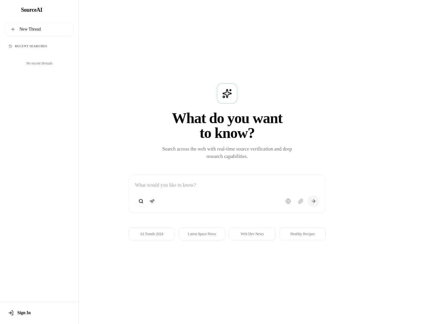Web Source AI Agent