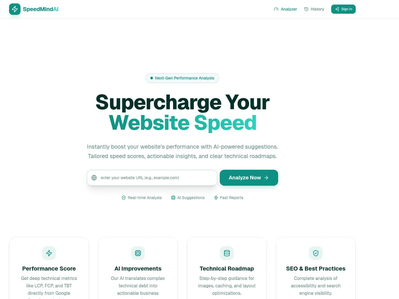 AI Website Speed Optimizer